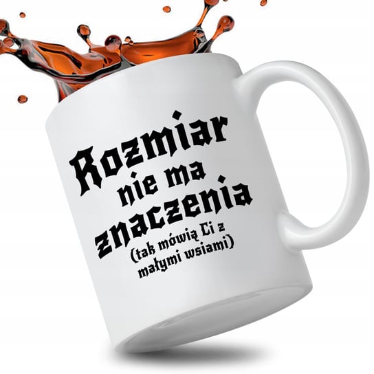 Kubek ceramiczny, 1670 ROZMIAR NIE MA ZNACZENIA, 330 ml, StyleCouture, biały - StyleCouture ...