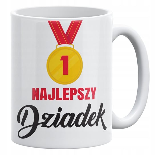 Kubek ceramiczny 330 ml Na Dzień Dziadka Prezent Upominek Najlepszy Dziadek - Bullz | Sklep ...