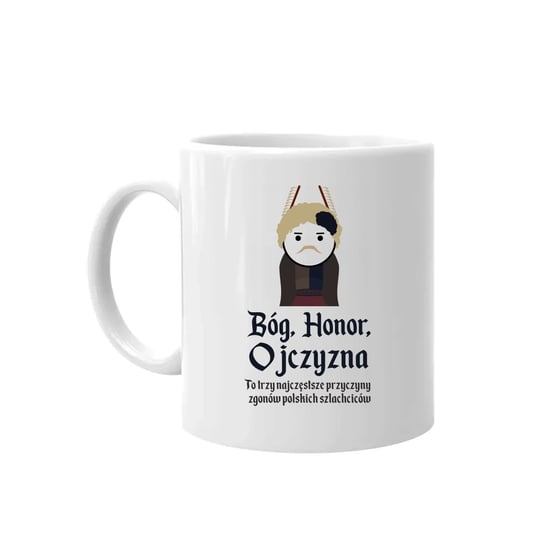 Kubek ceramiczny Bóg, honor, ojczyzna- dla fanów serialu 1670 330 ml, Koszulkowy - Koszulkowy ...