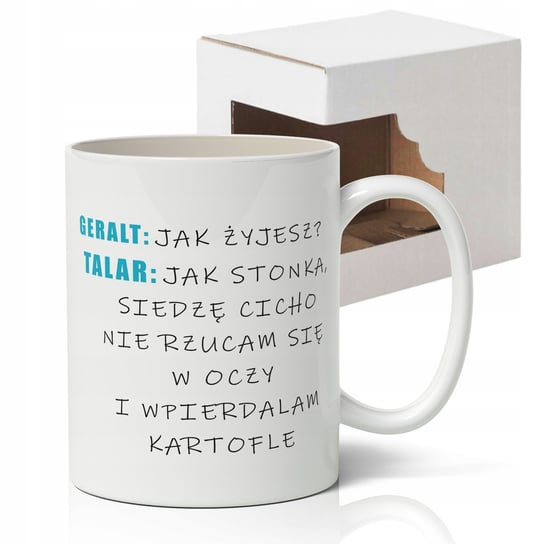 Kubek ceramiczny, Cytat WIEDŹMIN 01, 330 ml, StyleCouture, biały - StyleCouture | Sklep EMPIK.COM