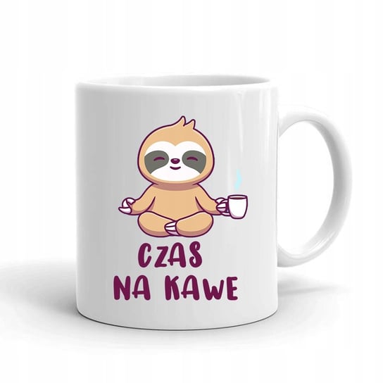 Kubek ceramiczny, Czas Na Kawke LENIWIEC KAWA 01, 330 ml, StyleCouture, biały - StyleCouture ...