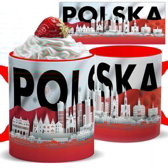 KUBEK Ceramiczny CZERWONY Na Prezent Urodziny Dla Patrioty POLSKA Wzory - Inna marka | Sklep ...