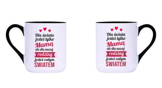 Kubek ceramiczny, dla Mamy - Jesteś całym światem (23), 300 ml, Rezon - Rezon | Sklep EMPIK.COM