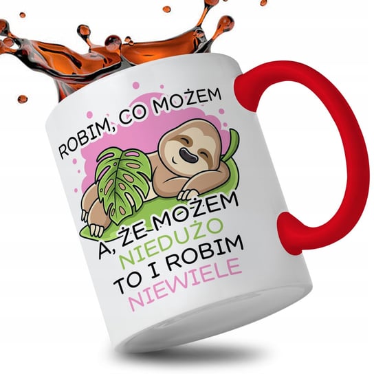 Kubek ceramiczny, do pracy, 330 ml, StyleCouture, biały - StyleCouture | Sklep EMPIK.COM