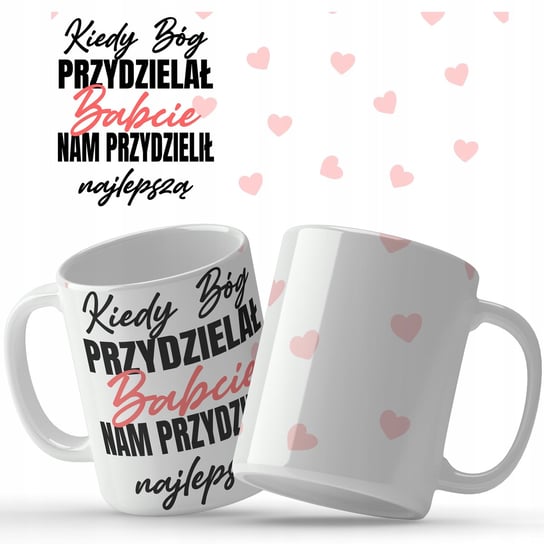 Kubek ceramiczny, dzień babci, Dla NAJLEPSZEJ BABCI, 330 ml, StyleCouture, biały - StyleCouture ...