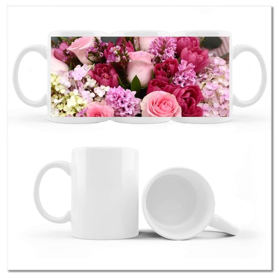 Kubek ceramiczny, Dzień Kobiet , 330 ml, ZeSmakiem, biały - ZeSmakiem | Sklep EMPIK.COM