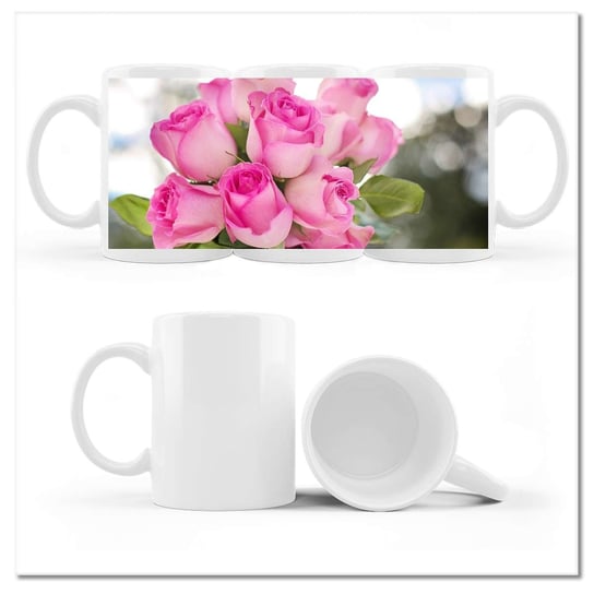 Kubek ceramiczny, Dzień Kobiet, 330 ml, ZeSmakiem, biały - ZeSmakiem | Sklep EMPIK.COM