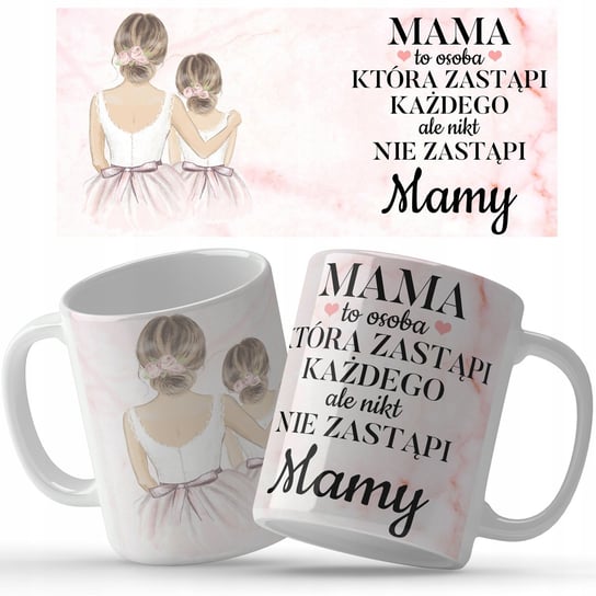 Kubek ceramiczny, dzień mamy, NIKT NIE ZASTĄPI MAMY, 330 ml, StyleCouture, biały - StyleCouture ...