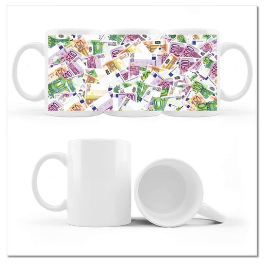 Kubek ceramiczny Foto Dużo pieniędzy Kasa EURO 330 ml, ZeSmakiem ...