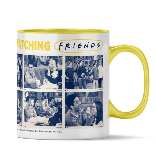 Kubek ceramiczny, Friends Friends 060, 330 ml, ERT Group, żółty - ERT Group | Sklep EMPIK.COM