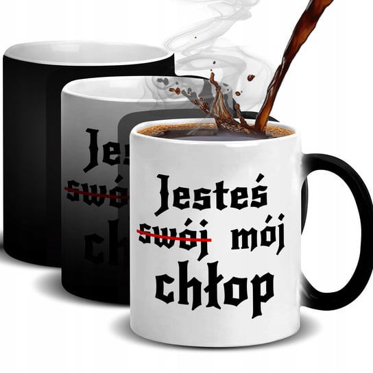 Kubek ceramiczny MAGICZNY PREZENT DLA FANA SERIALU 1670 JESTEŚ MÓJ SWÓJ CHŁOP wzory Style ...