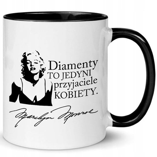 Kubek ceramiczny, MARILYN MONROE, 330 ml, StyleCouture, czarny - StyleCouture | Sklep EMPIK.COM