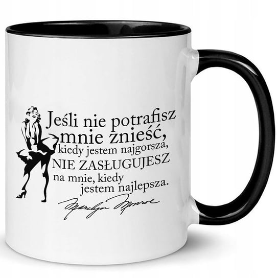 Kubek ceramiczny, MARILYN MONROE WIELE, 330 ml, StyleCouture, czarny - StyleCouture | Sklep ...