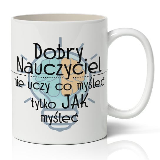Kubek ceramiczny, Na Dzień Nauczyciela, 330 ml, StyleCouture, biały - StyleCouture | Sklep EMPIK.COM
