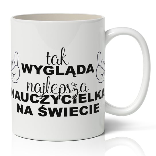 Kubek ceramiczny, Na Dzień Nauczyciela, 330 ml, StyleCouture, biały - StyleCouture | Sklep EMPIK.COM