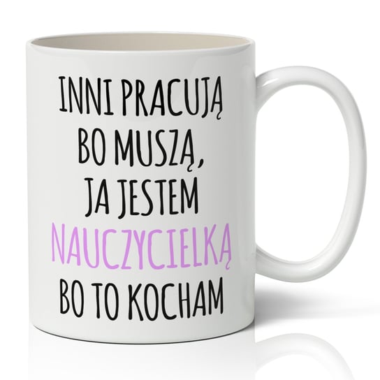 Kubek ceramiczny, Na Dzień Nauczyciela, 330 ml, StyleCouture, biały - StyleCouture | Sklep EMPIK.COM