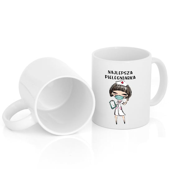 Kubek ceramiczny, nadruk dla Pielęgniarki 01, 330 ml, StyleCouture, biały - StyleCouture | Sklep ...