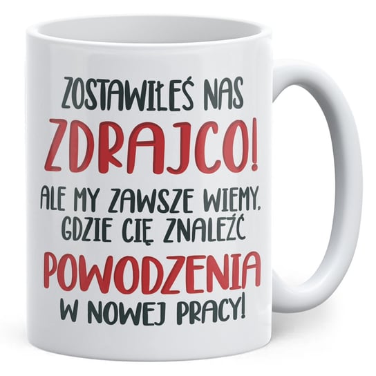 Kubek ceramiczny Pożeganie Odejście z Pracy Dla Kolegi Prezent - Bullz | Sklep EMPIK.COM