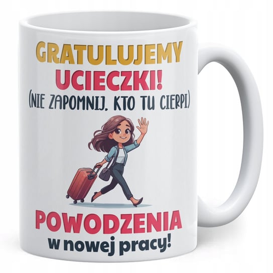 Kubek ceramiczny Pożeganie Odejście z Pracy Dla Koleżanki Prezent - Bullz | Sklep EMPIK.COM