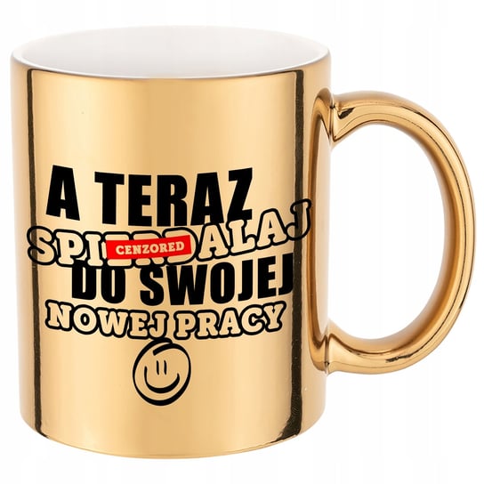 Kubek ceramiczny POŻEGNANIE Z PRACY DLA KOLEGI NA PREZENT WZ, 300ml - StyleCouture | Sklep EMPIK.COM