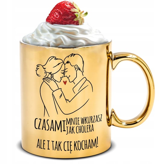 Kubek ceramiczny, Prezent na walentynki Wzory, 300 ml - StyleCouture | Sklep EMPIK.COM