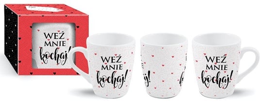 Kubek ceramiczny Weź mnie kochaj, 300 ml, Creative Factory - Creative Factory | Sklep EMPIK.COM