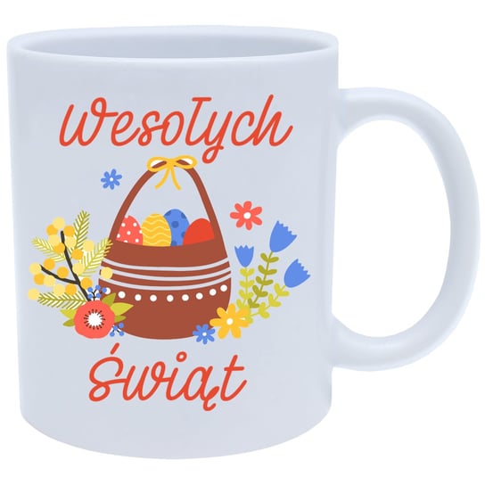 Kubek ceramiczny Wielkanocny Z Super Nadrukiem Na Prezent, 330ml, J&W - J&W | Sklep EMPIK.COM