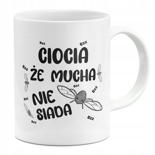 Kubek Ciocia Że Mucha Nie Siada Prezent - Inna marka | Sklep EMPIK.COM