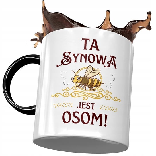 Kubek Czarny Dla Synowej Żony Syna na Prezent z Nadrukiem ze Zdjęciem ...