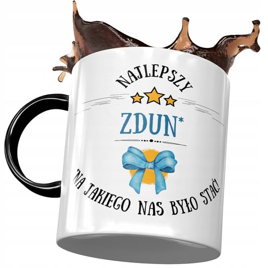 Kubek Czarny Dla Zduna Zdun na Jakiego Nas Stać z Nadrukiem ze Zdjęciem ...