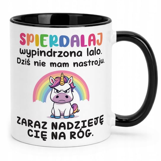 Kubek Czarny Spie***laj Wypindrzona Lalo Śmieszny Zabawny Prezent ...