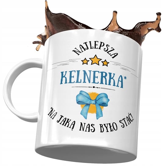 Kubek Dla Kelnerki Najlepsza Kelnerka Na Prezent Z Nadrukiem Ze ...