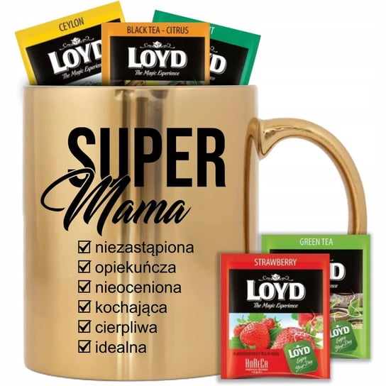 KUBEK DLA MAMY PREZENT DZIEŃ MATKI NAJLEPSZA SUPERWYZORY DLA SUPER MAMY ...