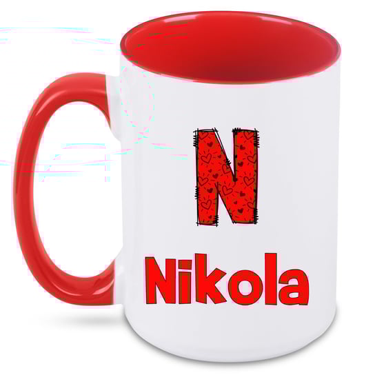 Kubek Duży (440 Ml) Prezent Z Imieniem Nikola, Dla Nikoli, 5 - Inna ...