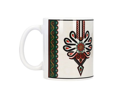 Kubek folk - wzory góralskie - parzenica ArtFolk - Artfolk | Sklep EMPIK.COM