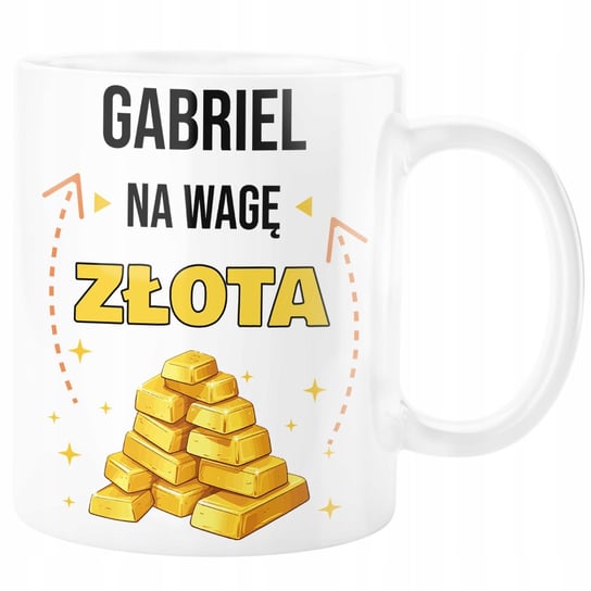 KUBEK GABRIEL NA WAGĘ ZŁOTA PREZENT - Inna marka | Sklep EMPIK.COM