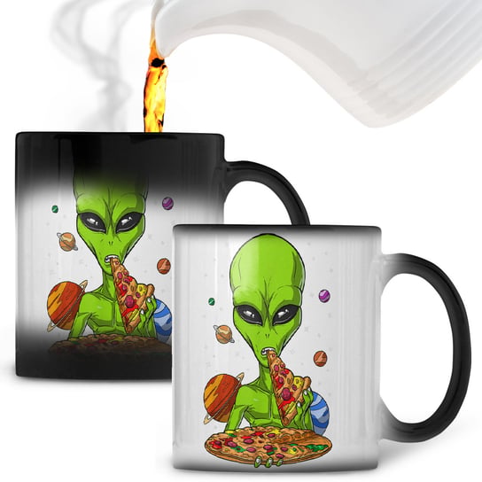 Kubek magiczny UFO Kosmita Ufoludek I Pizza - VoloDonum | Sklep EMPIK.COM