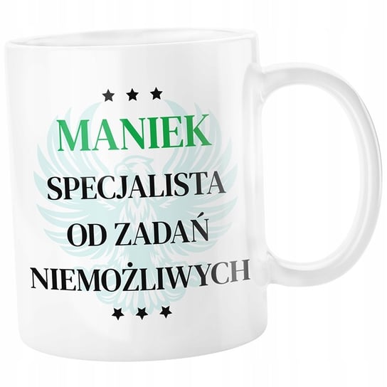 KUBEK MANIEK SPECJALISTA OD ZADAŃ NIEMOŻLIWYCH PREZENT - Inna marka ...