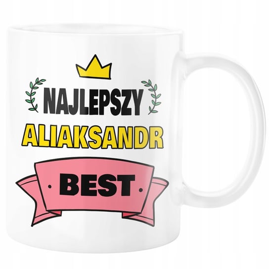 KUBEK NAJLEPSZY ALIAKSANDR BEST PODZIĘKOWANIE PREZENT - Inna marka ...