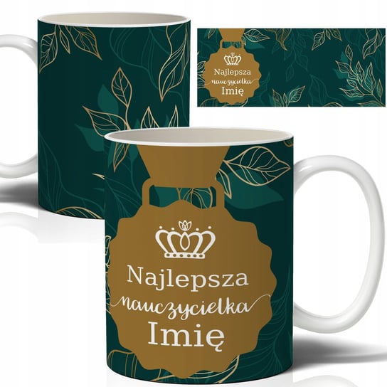 Kubek Prezent Dla Najlepszej Nauczycielki IMIĘ Wz - StyleCouture | Sklep EMPIK.COM