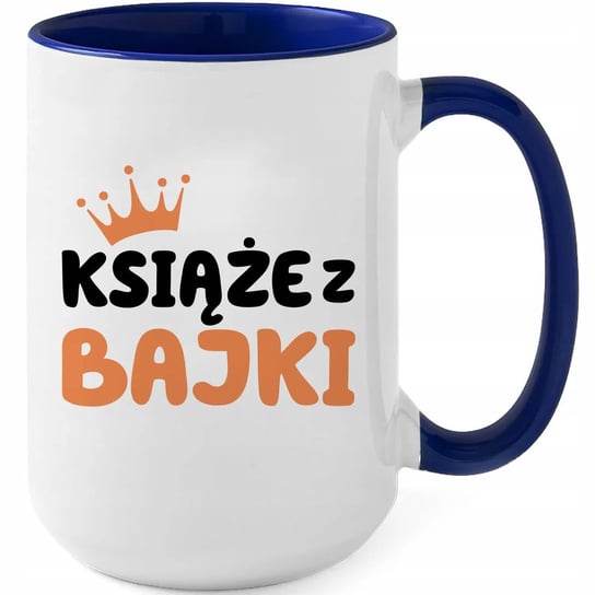 Kubek XXL Granatowy KSIĄŻE Z BAJKI Na Prezent Do Pracy Zabawne Wzory - Inna marka | Sklep EMPIK.COM