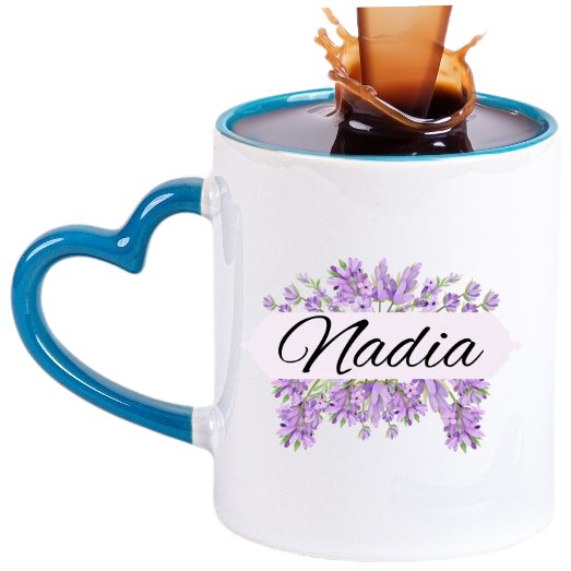 Kubek z imieniem Nadia, prezent dla Nadii na każdą okazję, 2 ...