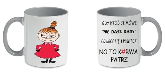 Kubek z nadrukiem Mała Mi, Muminki, Śmieszne, BCSZ-MI-070 - Inna marka | Sklep EMPIK.COM