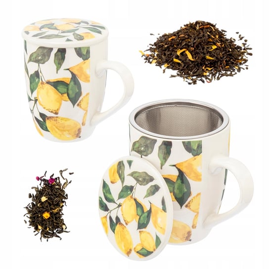 Kubek z zaparzaczem, ALTOM, 340ml, cytryny - Altom Design | Sklep EMPIK.COM