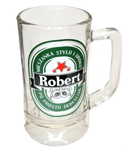 Kufel imienny ROBERT prezent gadżet IMIENINY - Power Gift | Sklep EMPIK.COM