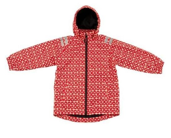 Kurtka przejściowa wiosenna Ducksday Rain jacket Funky Red 146/152 ...