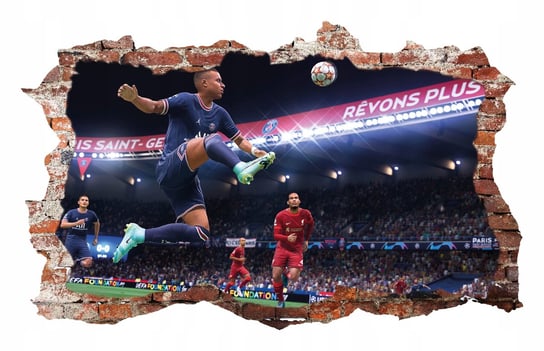 KYLIAN MBAPPE Naklejka na ścianę Fototapeta 70x46 - Atram | Sklep EMPIK.COM