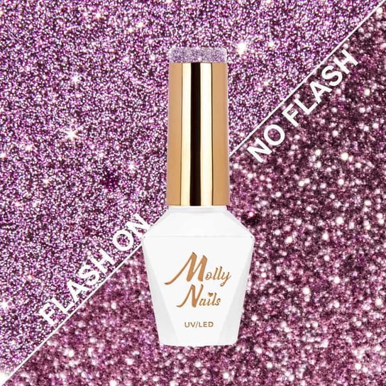 Lakier hybrydowy Molly Nails Flashing Lights Oh, so glow! HEMA/Di-HEMA ...