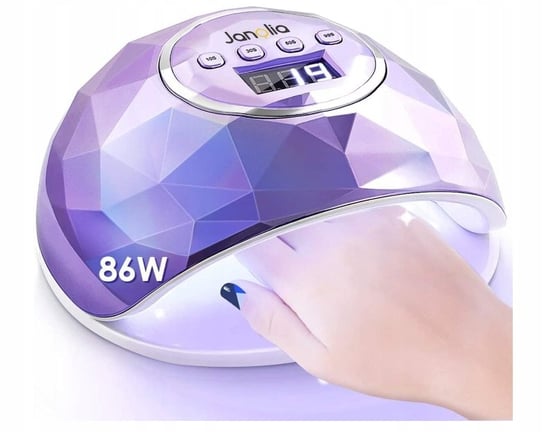Lampa do paznokci JANOLIA 86W fiolet lampa led UV Hybryda żel | Sklep EMPIK.COM