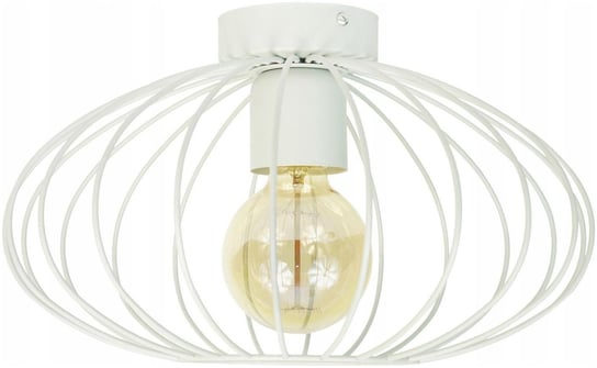 LAMPA LOFT Szara SUFITOWA PLAFON WISZĄCA ELIPSA LED E27 Do salonu ...